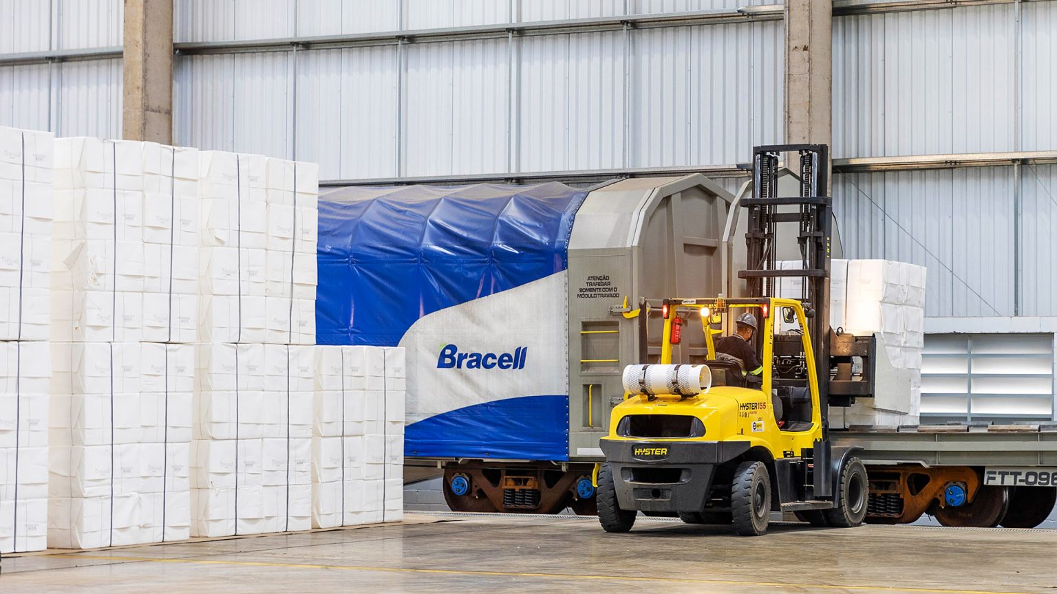 Bracell reaches the 1 million tons of transported pulp milestone